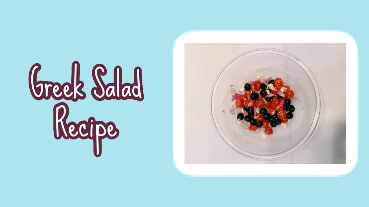 traditional Greek salad recipe - YouTube