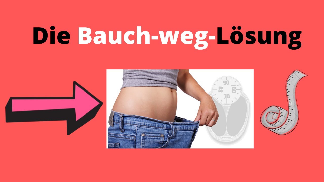Die Bauch-weg-Lösung - Bauch weg bekommen - Flacher Bauch Ernährung 🍏🍋🥑 ...