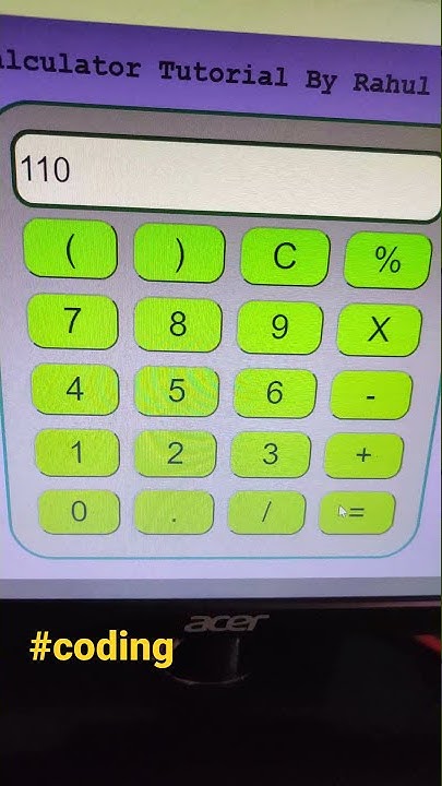 #Use #JavaScript #Calculator #html #css #codetorahul #codewithharry #short #live #1 ON TRENDING ...