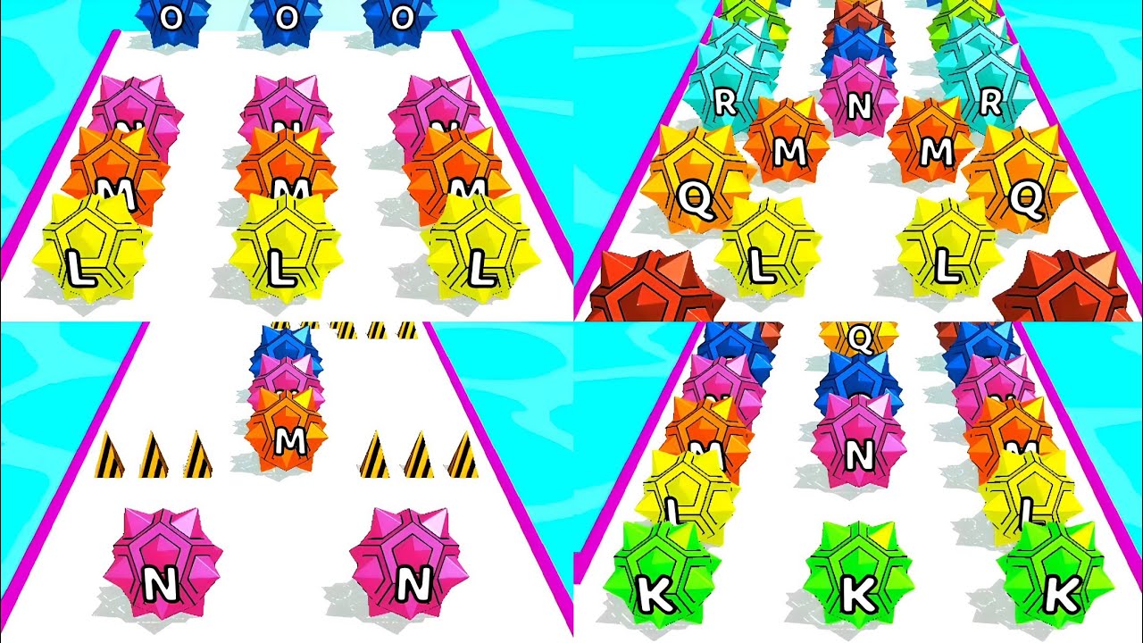 AZ Run ABC Ball Runner All Levels Gameplay Walkthrough (Android Ios ...