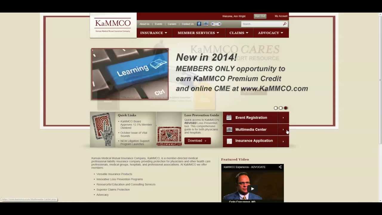 Member Web Resource Orientation for www.KaMMCO.com - YouTube