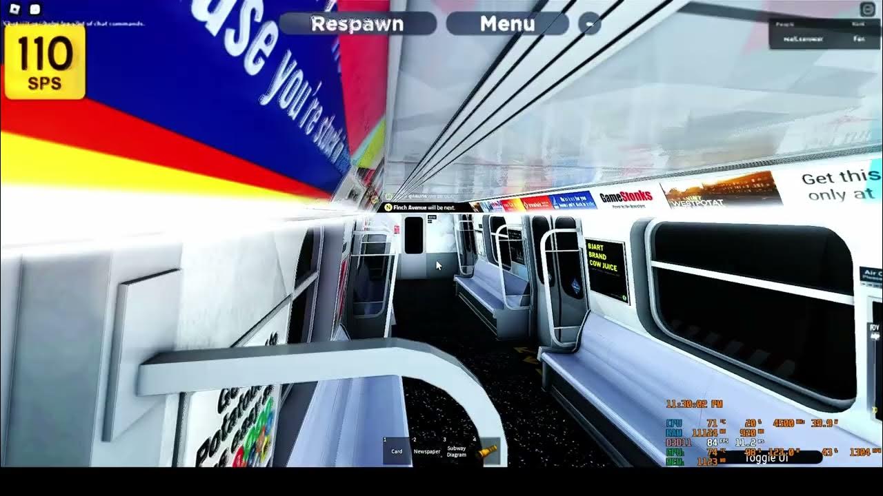 [ROBLOX] Operating trains in PTA Subway: Callaghan & Madison - YouTube