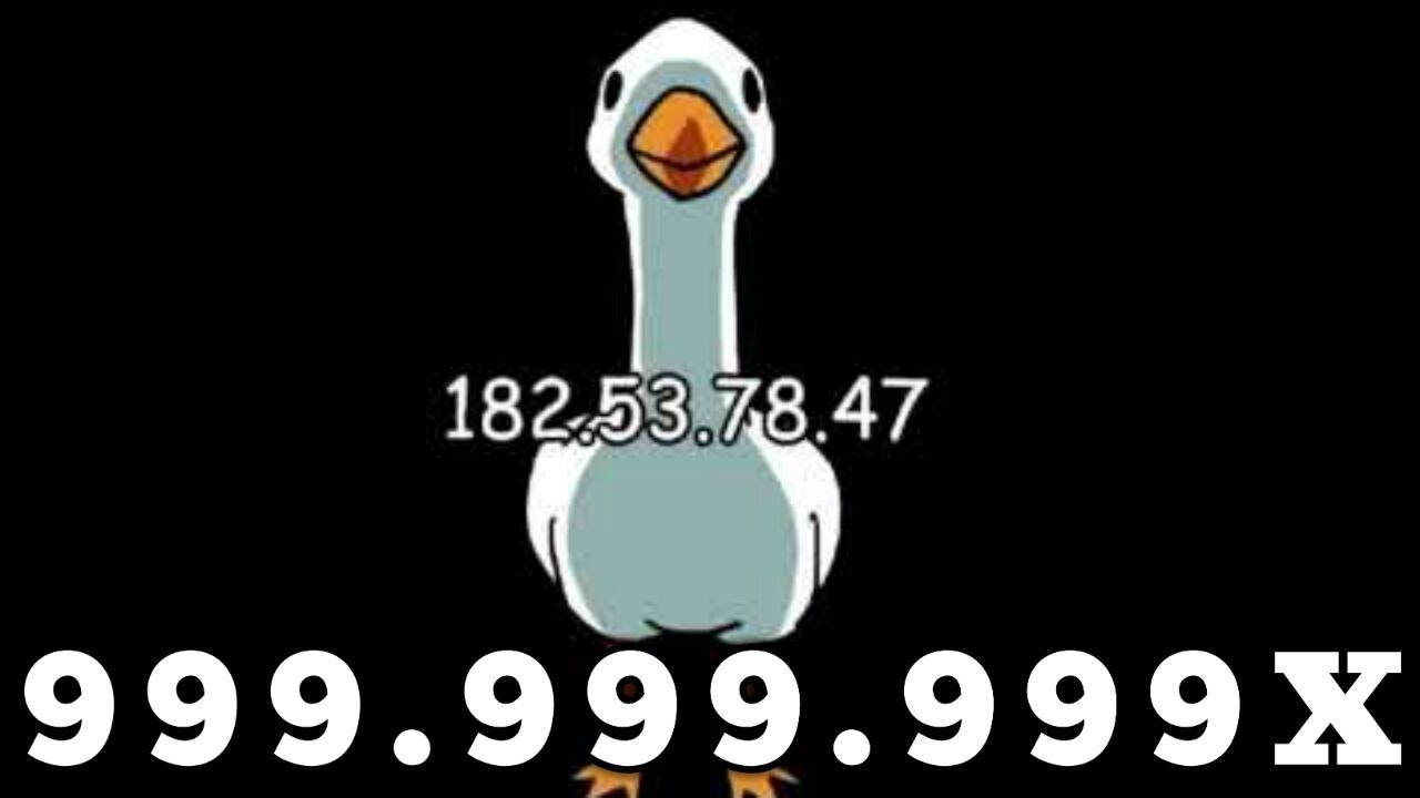 The goose leaks your IP address meme Speed 999x - YouTube