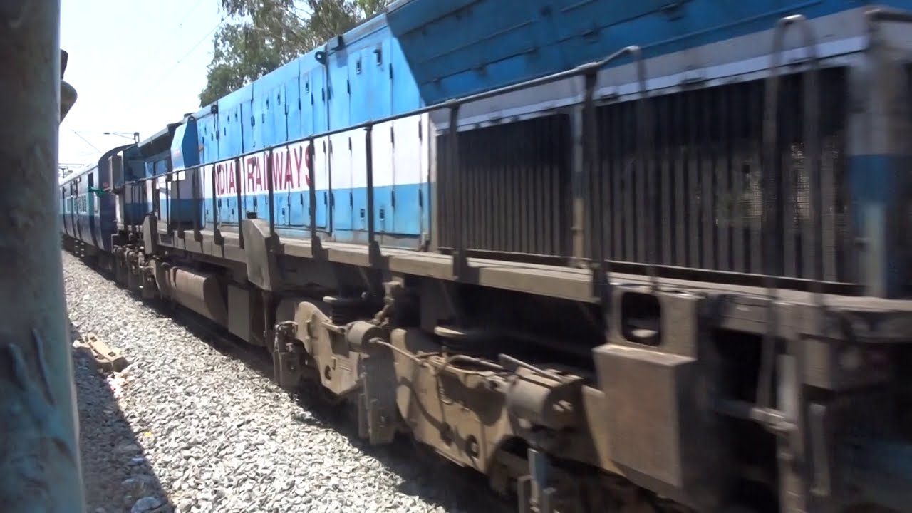 EXPRESS TRAIN REACHING MYSORE RAILWAY STATION - YouTube