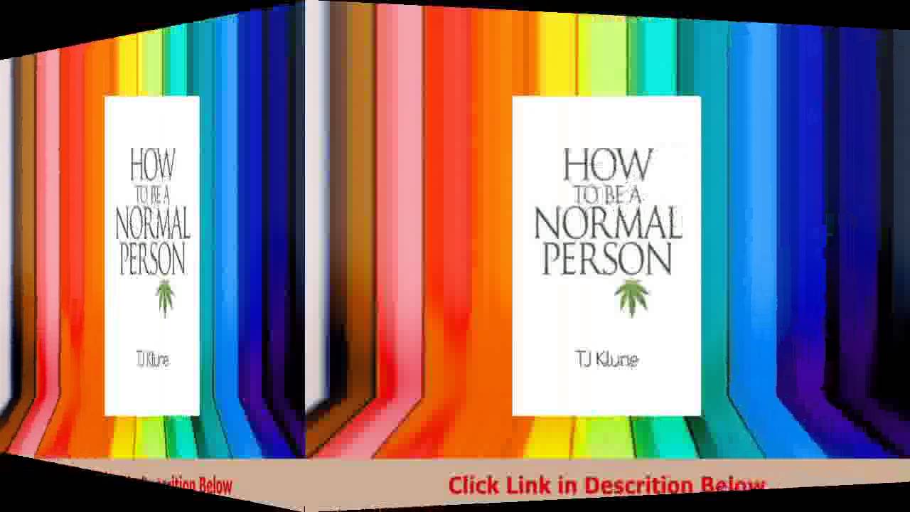 How to Be a Normal Person - YouTube
