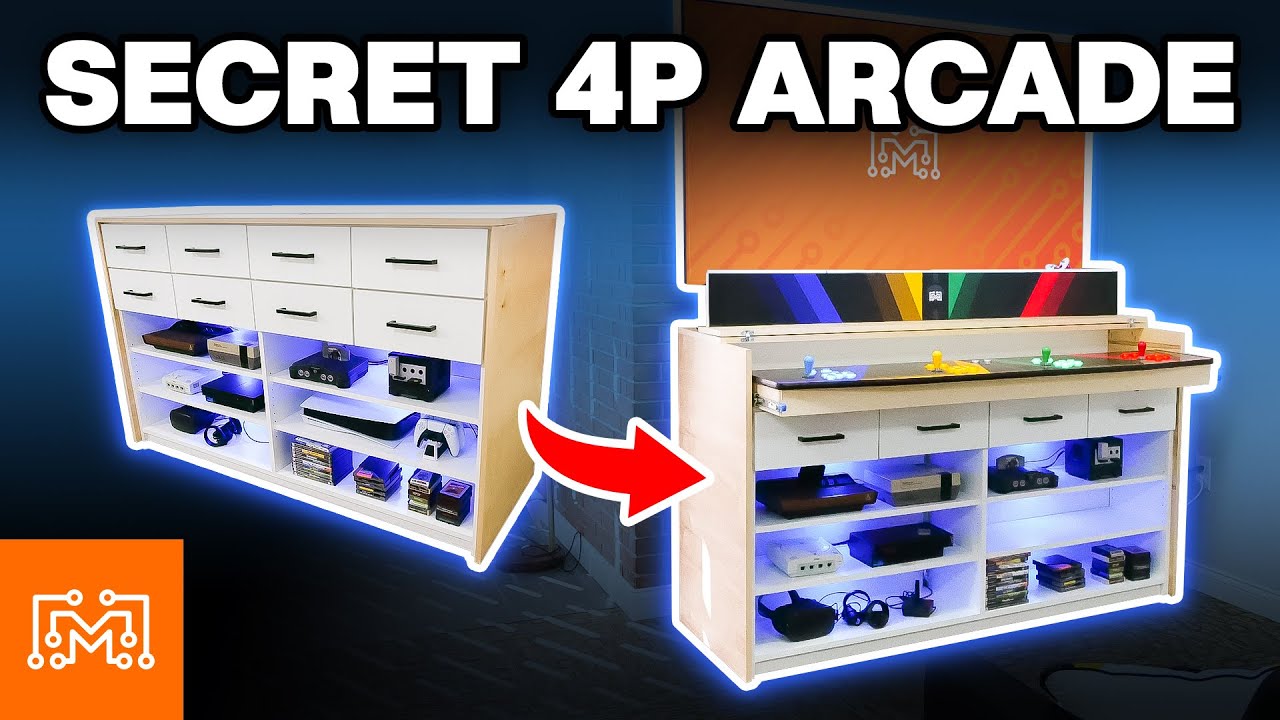 Diy 4 Player Arcade Cabinet Plans | Cabinets Matttroy