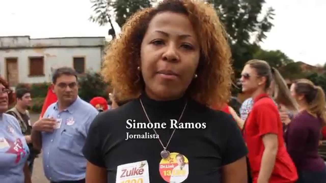 A jornalista Simone Ramos é Zulke 1300 deputado federal - YouTube