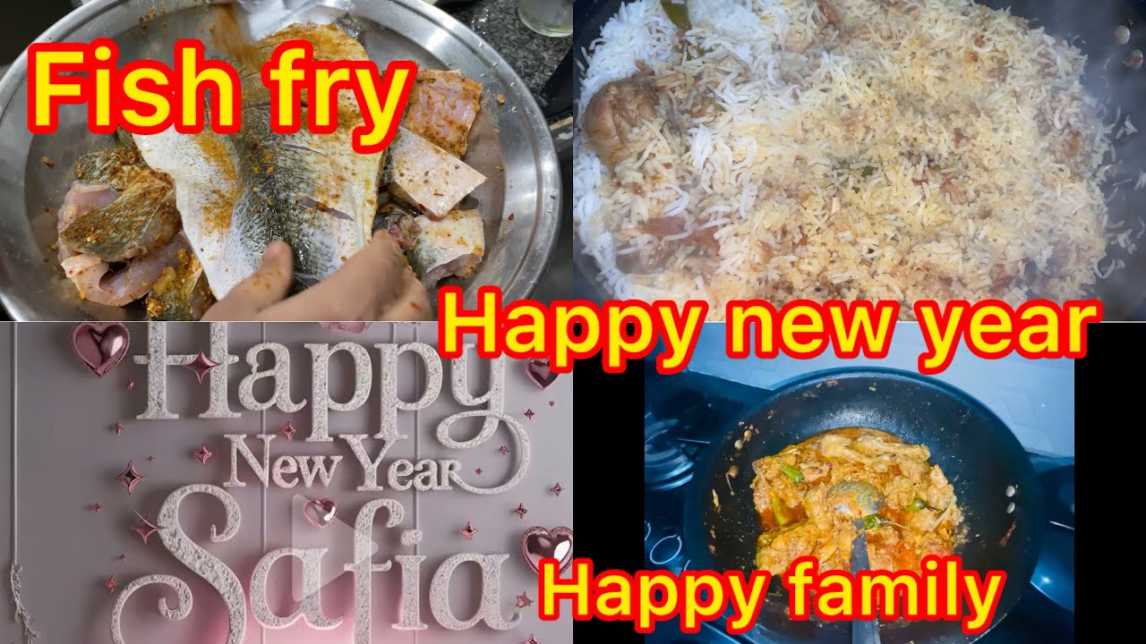 Fish fry/ Happy new year YouTube family/Happy family/daily vlog plz ...