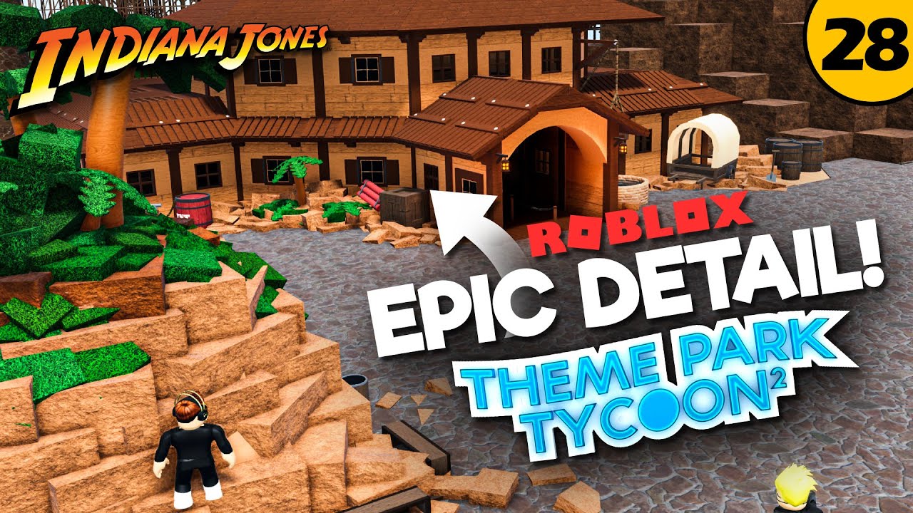Buildings And Scenery For INDIANA JONES WORLD! | Theme Park Tycoon 2 ...