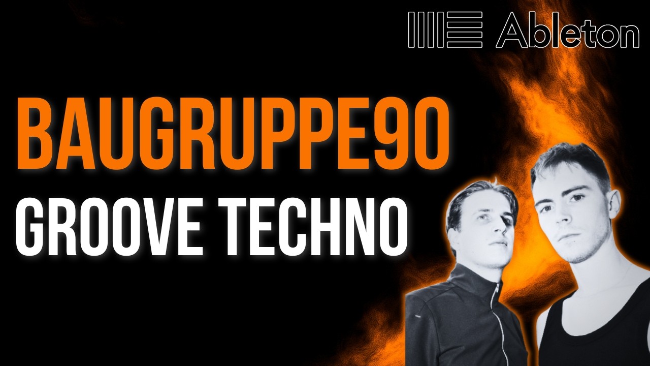 BAUGRUPPE90 Style - Groove Techno Tutorial [ + Free Project File] - YouTube