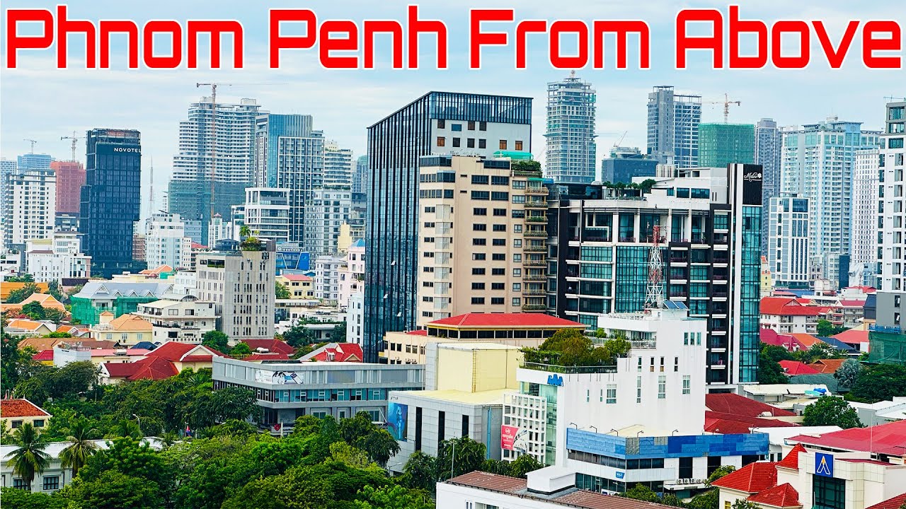 Beautiful Phnom Penh City View From Above 14th Floors Okay Boutique ...