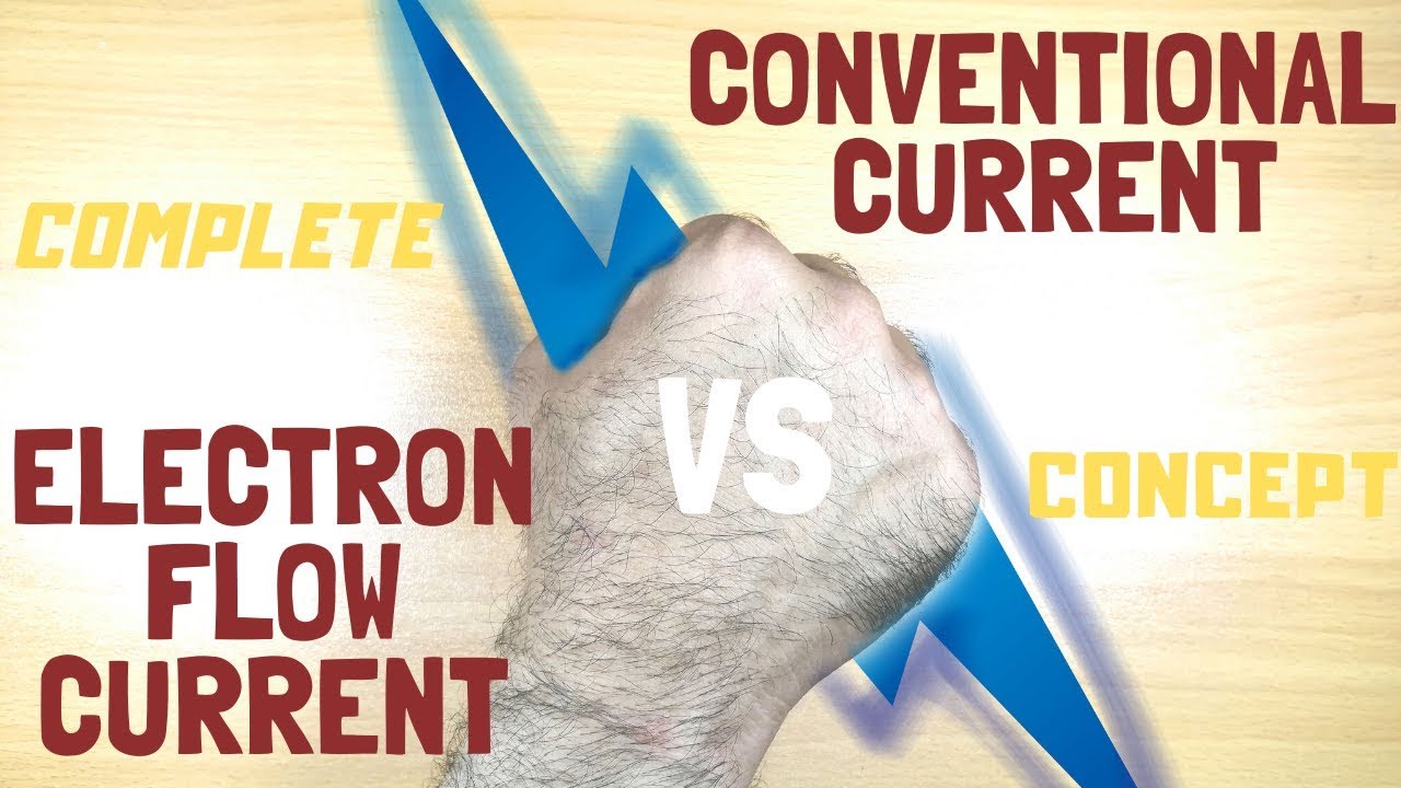 Conventional Current Vs Electron Flow Current | Complete Concept With ...