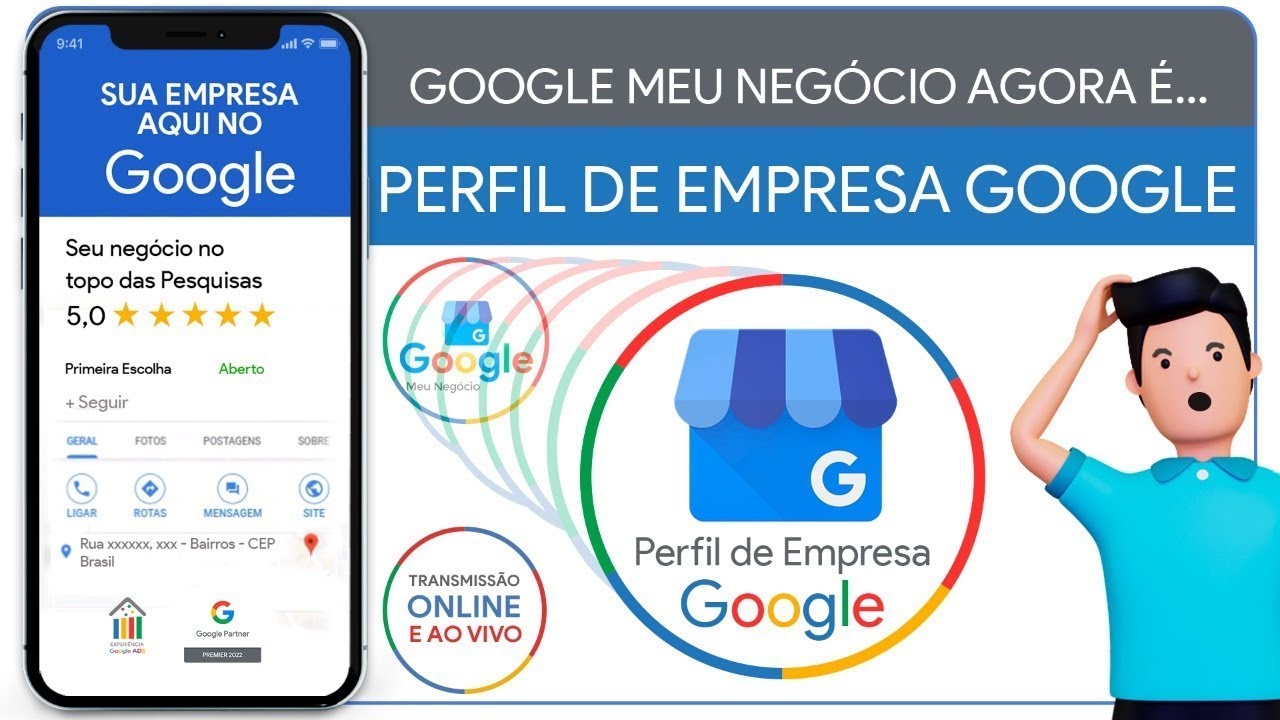 Google Meu Negócio Agora é Perfil de Empresa Google - YouTube