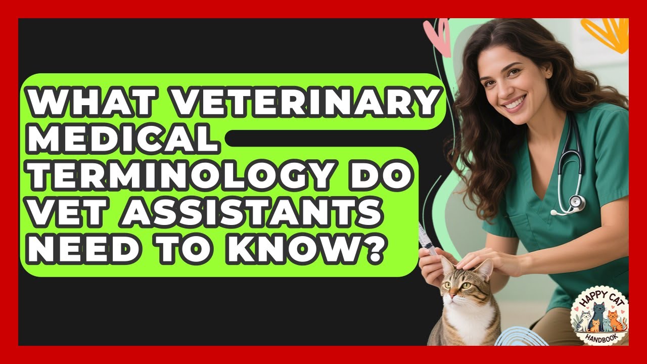 What Veterinary Medical Terminology Do Vet Assistants Need To Know ...