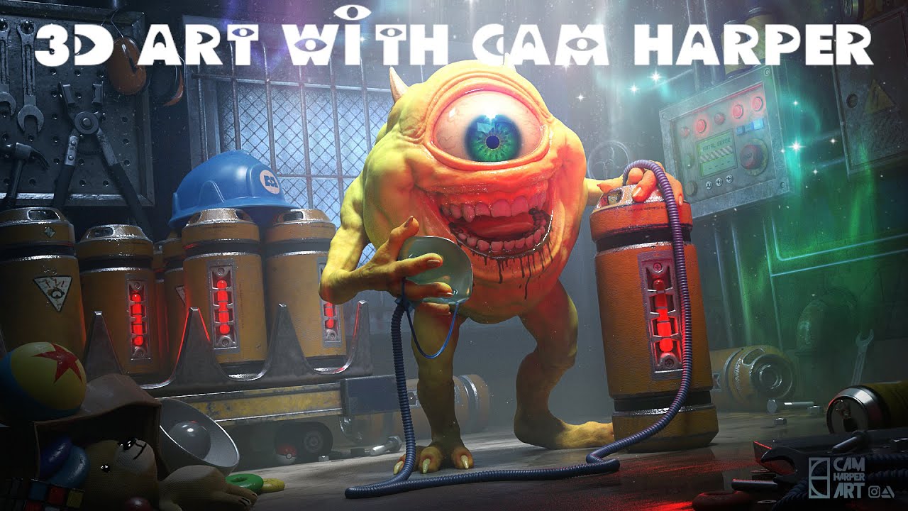 3D Art and Animation with Cam Harper - YouTube