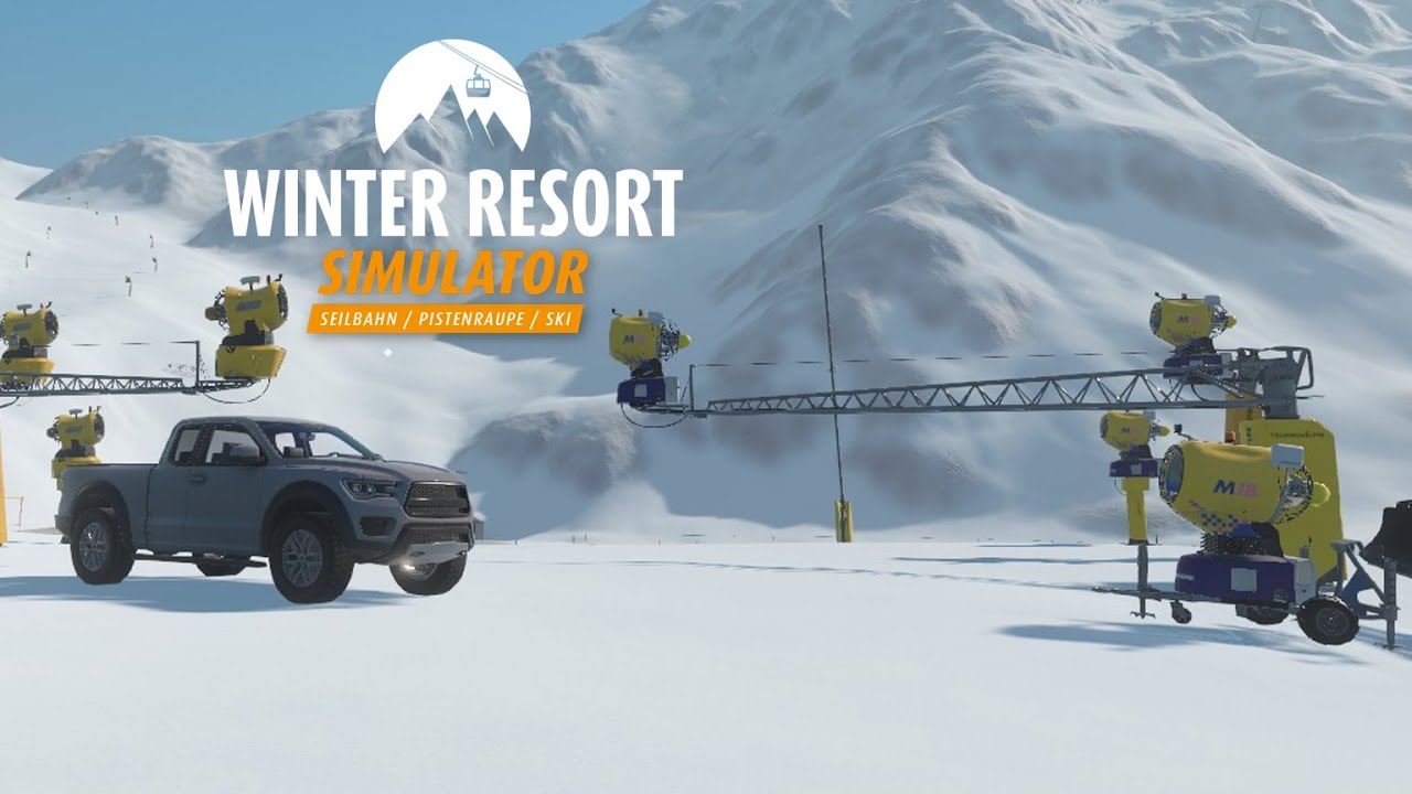 WINTER RESORT Simulator #19: TechnoAlpin - Snow Expert Pack [DLC] - YouTube