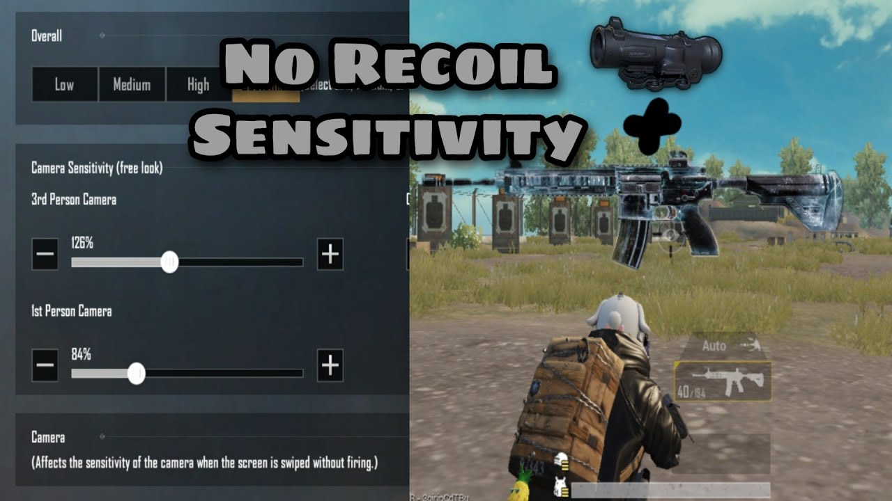 PUBG Mobile || No recoil SENSITIVITY setting for Gyroscope players ...
