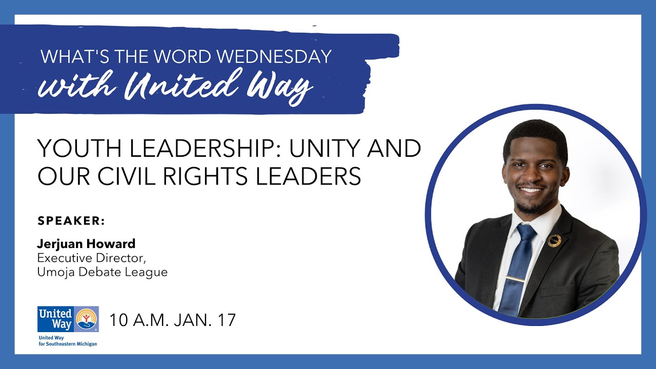 What's the Word Wednesday Presents: Youth Leadership- Unity and Our ...