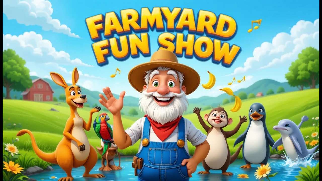 🎪 Farmyard Fun Show! | Animal Talent Day on Old MacDonald’s Farm 🐧🦜🦘 ...