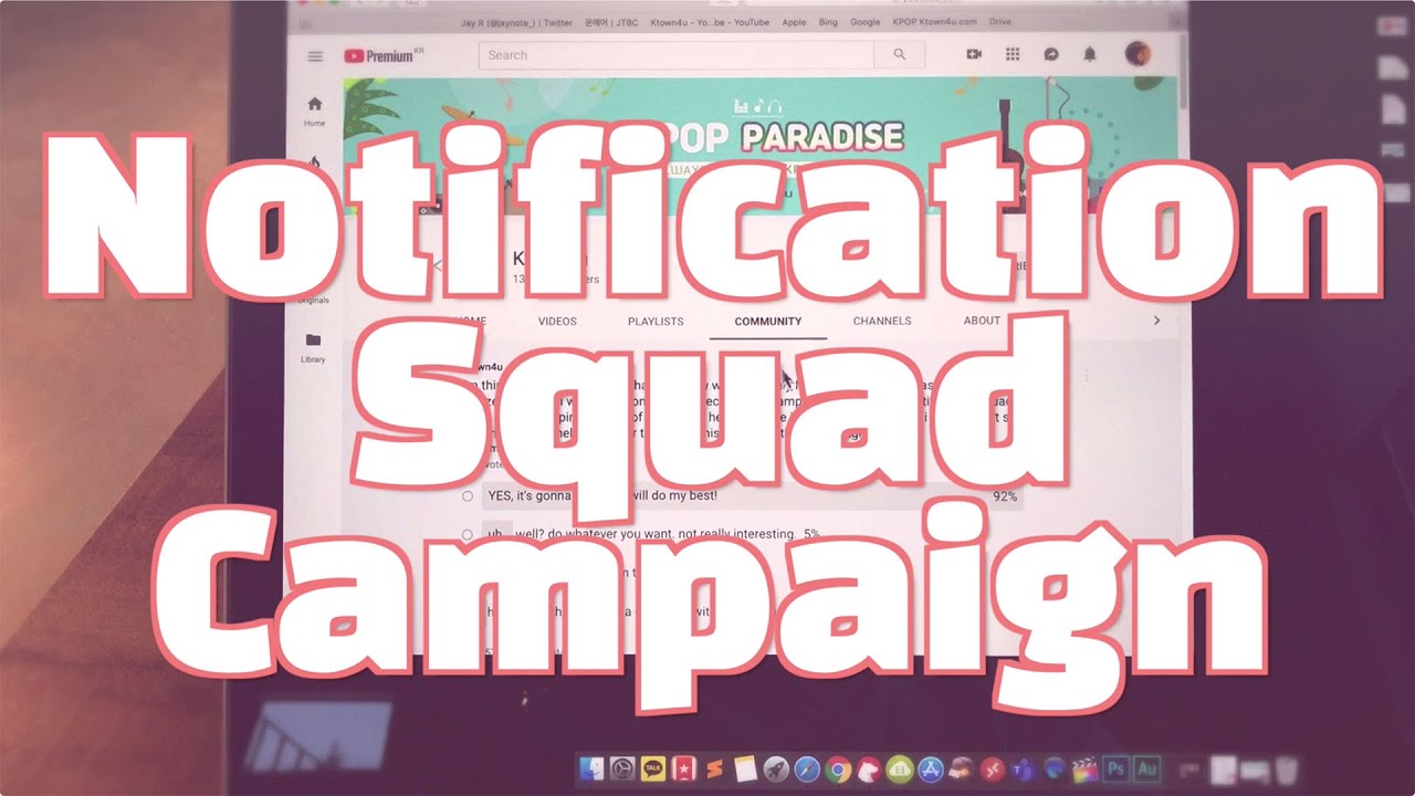 Join the ⚡️Notification Squad Campaign!!🔥 jay vlog 20190921 - YouTube