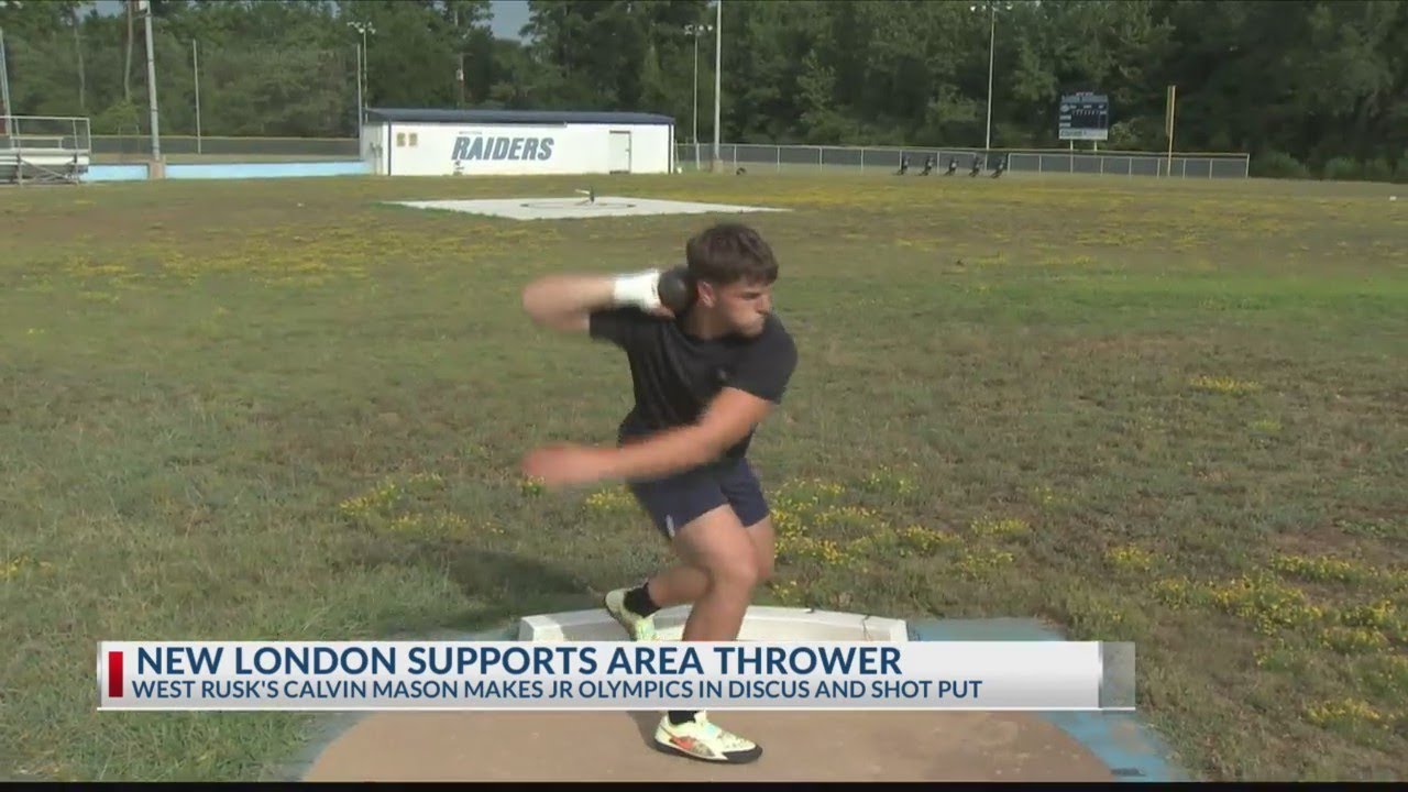 West Rusk's Calvin Mason qualifies for Junior Olympics - YouTube