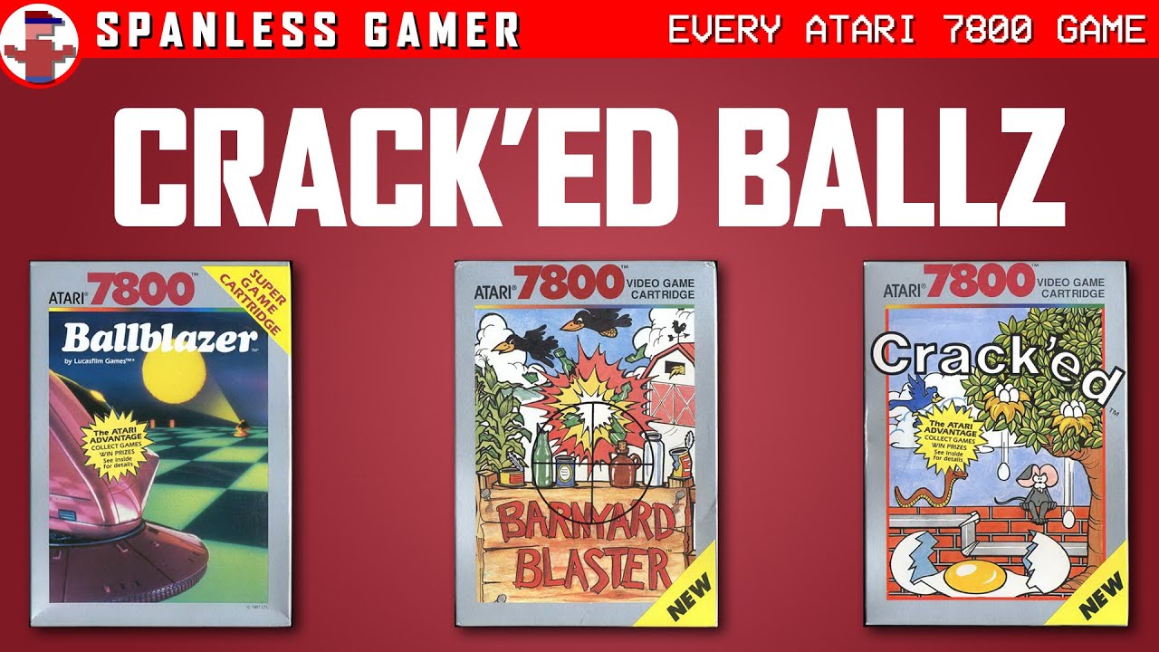 3D Ballblazer, Barnyard Blaster, and Crack'ed on the Atari 7800! - YouTube