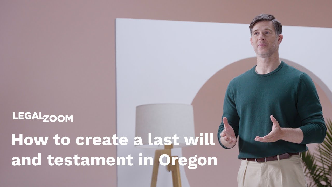 How to create a last will and testament in Oregon - YouTube