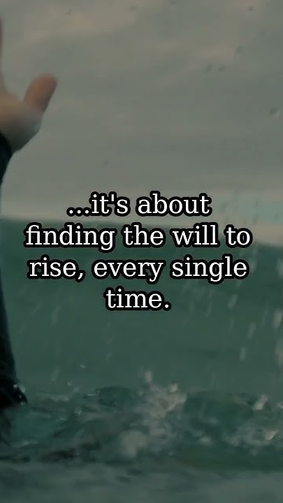 The Power to Rise: Don't Give Up When You Feel Stuck #resilience - YouTube