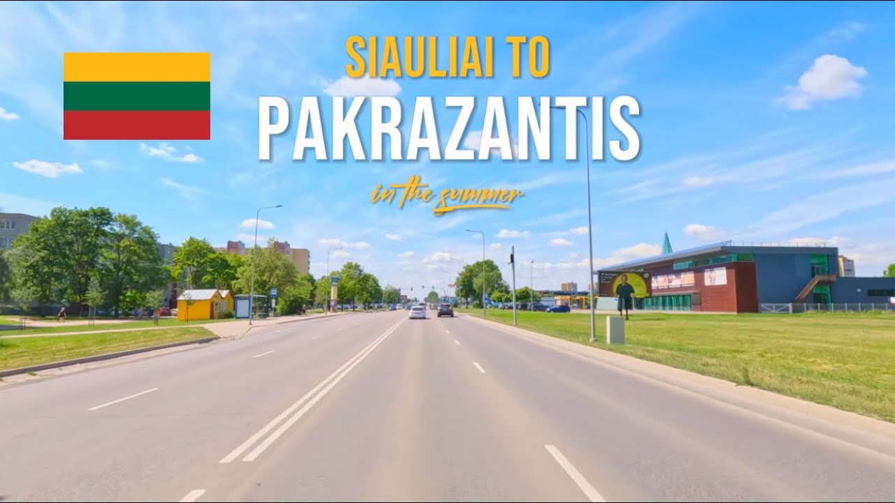 Scenic Drive in Lithuania 🇱🇹 From Šiauliai to the Peaceful Village of ...