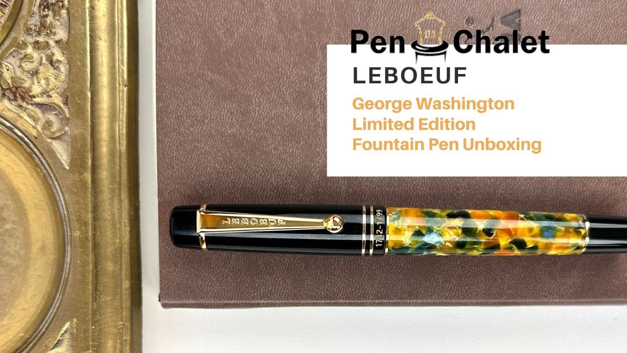Unboxing a George Washington Limited Edition Pen - Sneak a Peek - YouTube