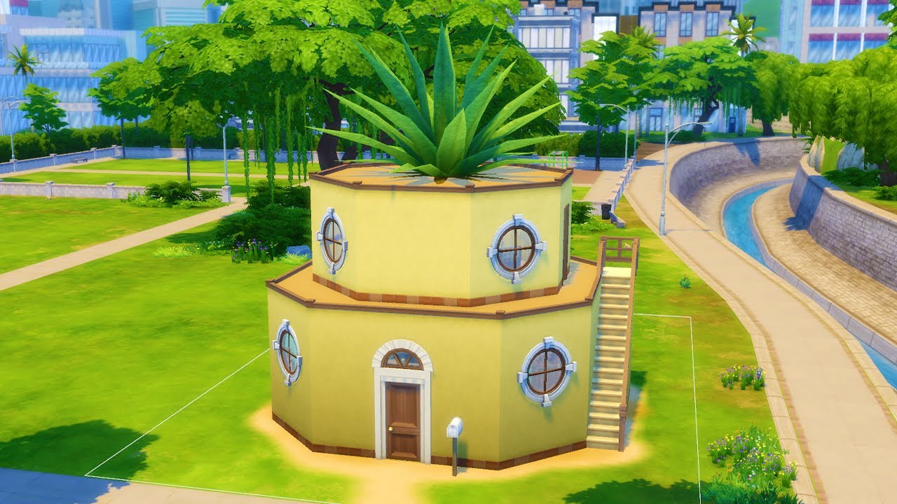 Let's Play The Sims 4 - Let's Build A Pineapple House - YouTube