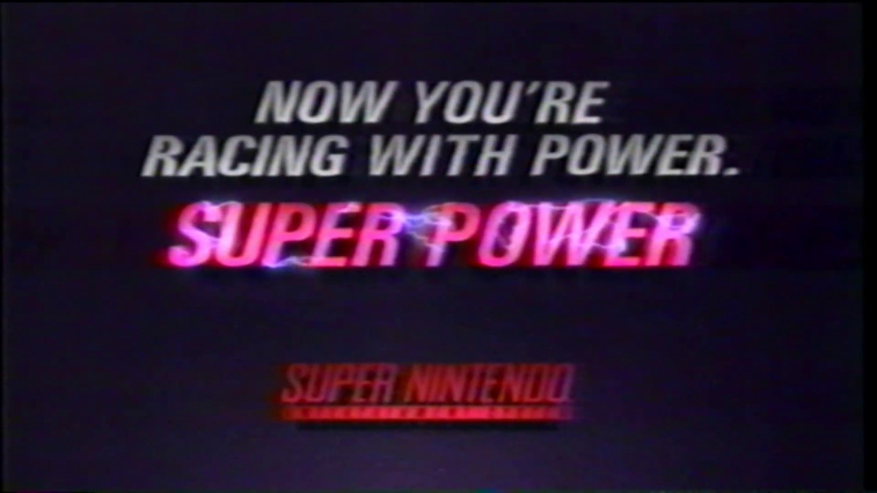 Super Nintendo F-Zero SNES Video Game TV Commercial - YouTube