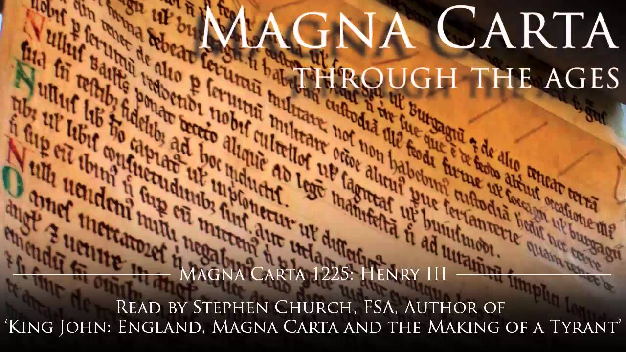 Magna Carta 1225: Henry III signs the Great Charter - YouTube