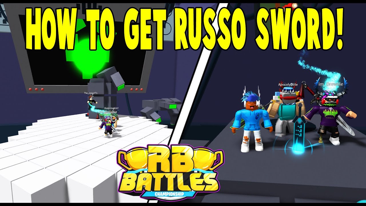 HOW TO GET RUSSO'S SWORD OF TRUTH N BUILD A BOAT! -RB BATTLES ROBLOX ...