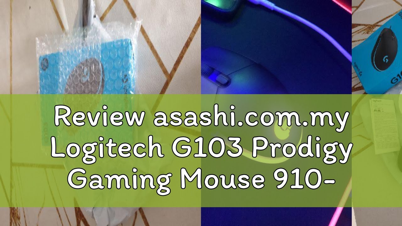 Review asashi.com.my Logitech G103 Prodigy Gaming Mouse 910-005481 ...