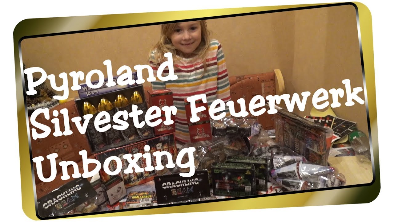 Pyroland Silvester Feuerwerk Unboxing I Lesli I Blackboxx I Crackling ...