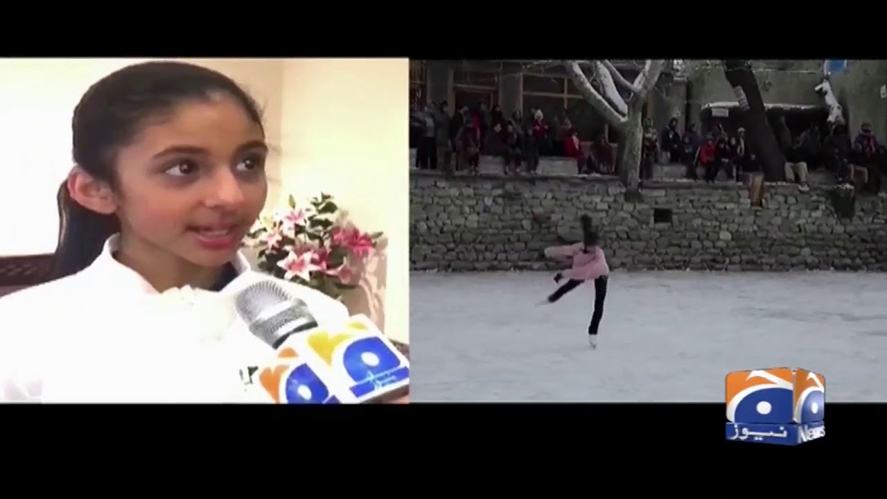 First Pakistani Figure Skater ... Mallak Faisal - YouTube