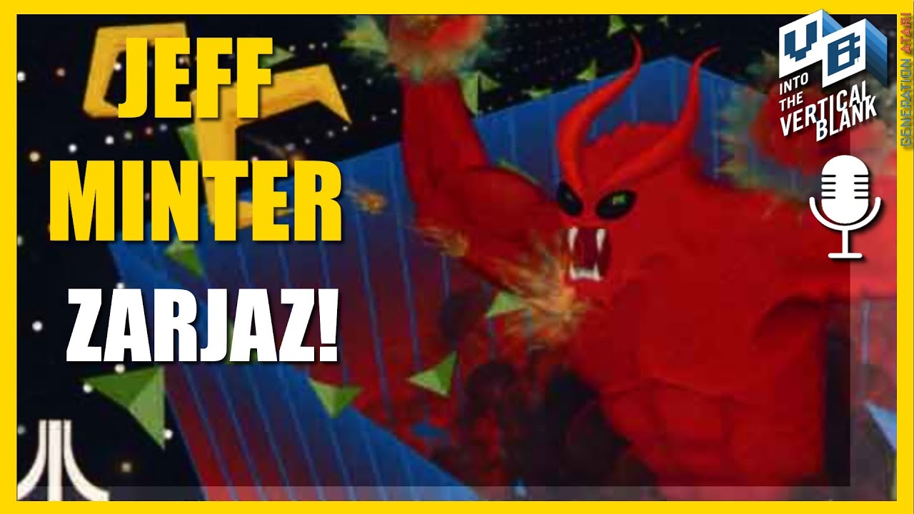 Jeff Minter, Giles and Zarjaz with Tony Longworth - Heart of Neon ...