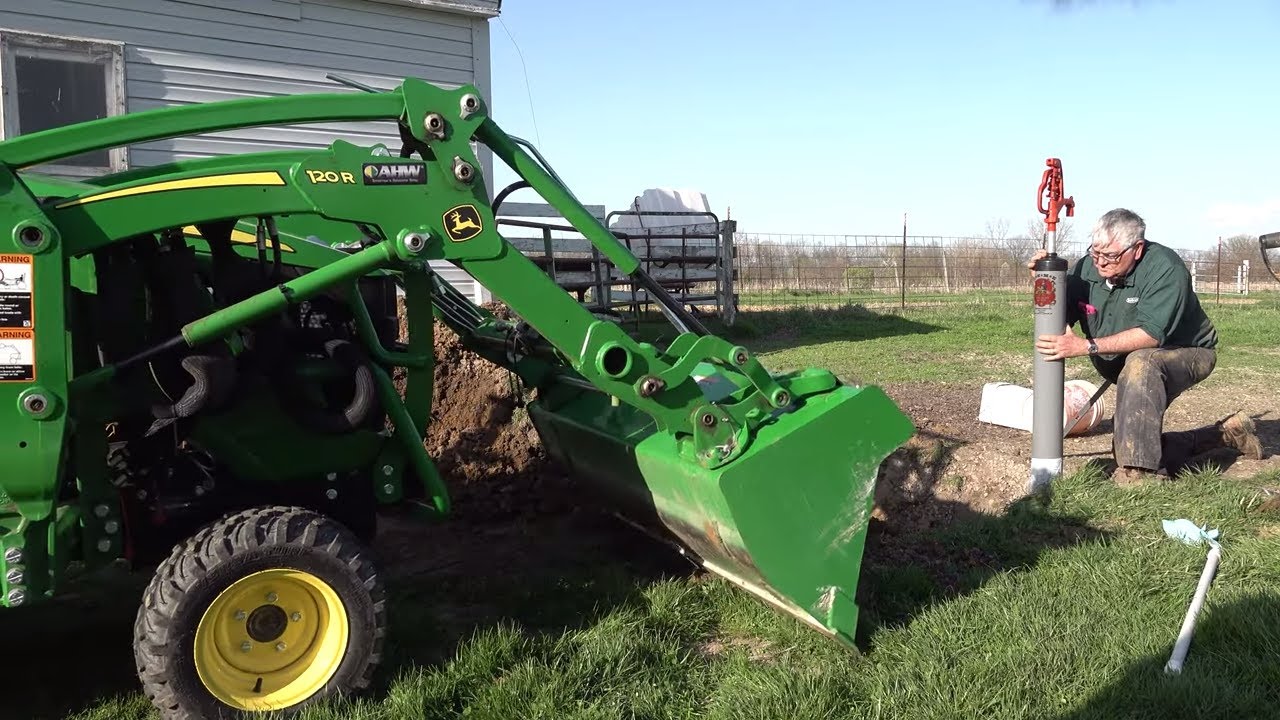 Outdoor Frost Free Water Hydrant Install - YouTube