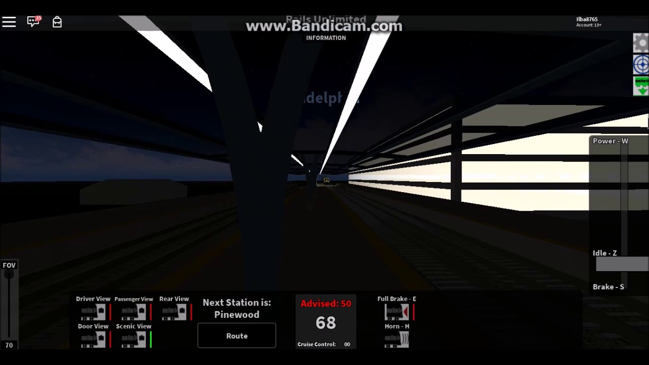Roblox game Rails Unlimited BETA 1 with an English train. - YouTube