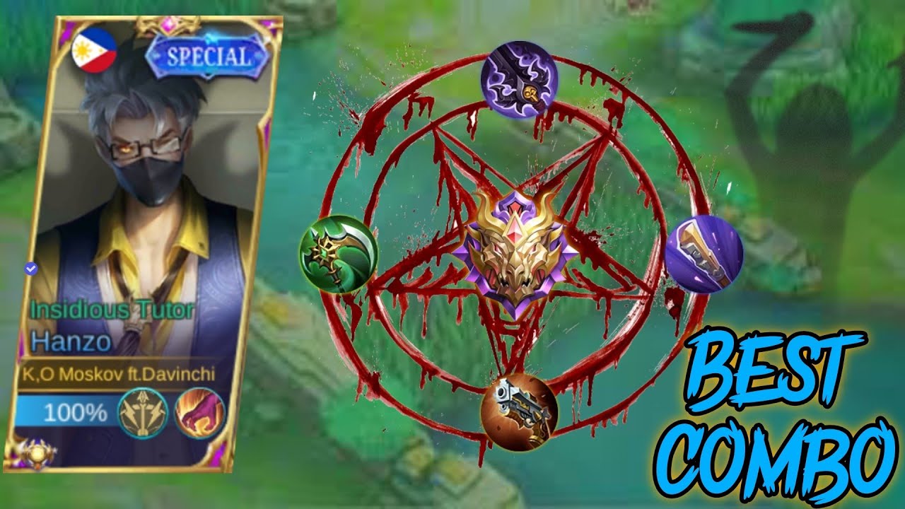 Is Hanzo a ghost? Best Combo Build For Glory . Best Build And Embelem ...
