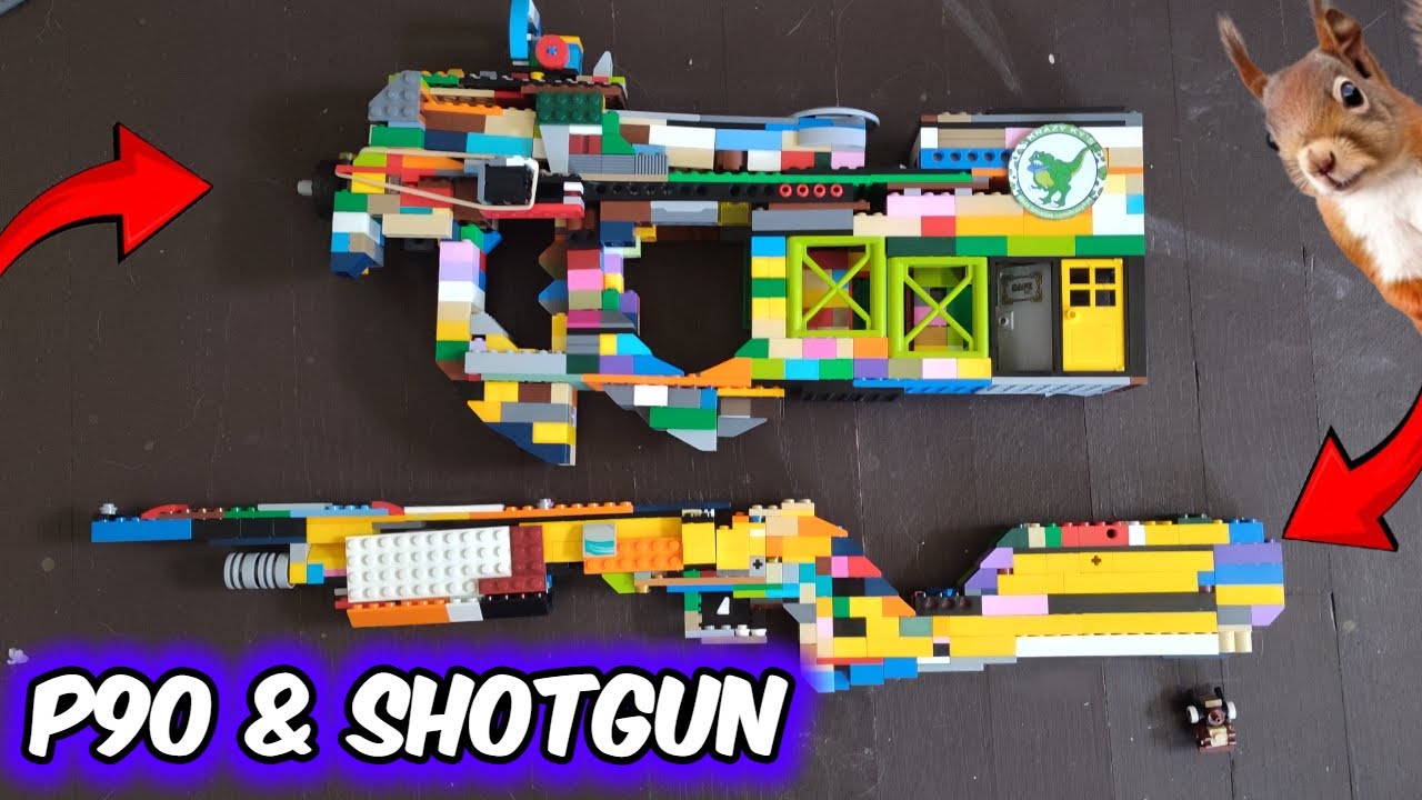 Lego P90 & Shotgun Showcase - YouTube