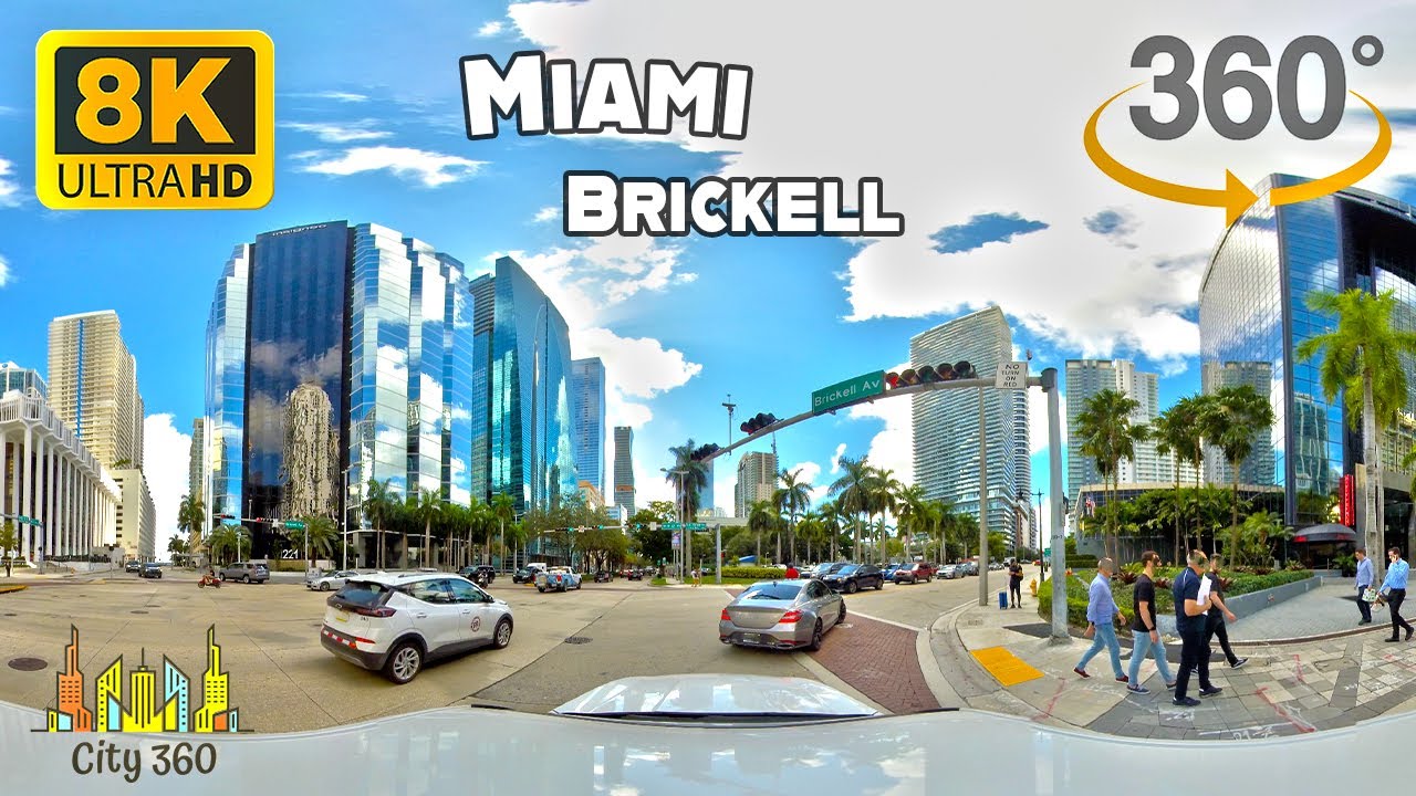 Miami - Brickell - VR 360 8K Video - YouTube