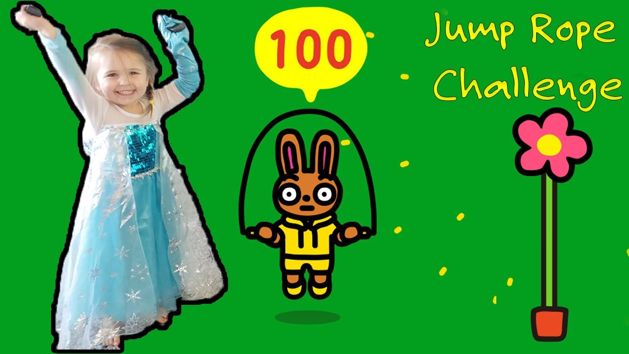 Baby Elsa Jump Rope Challenge Gameplay Nintendo Switch - YouTube