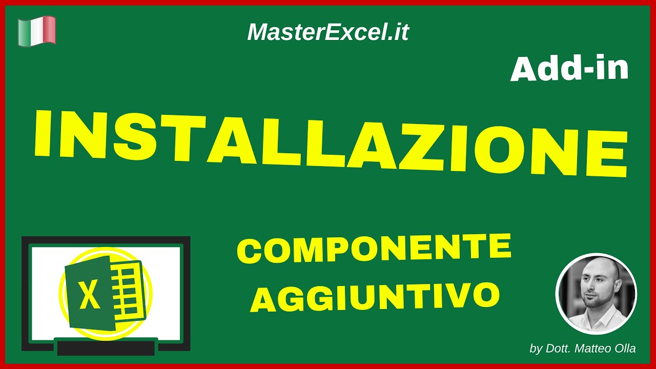 Come Installare i Componenti Aggiuntivi su Excel (Installazione e Disinstallazione Add-in) - YouTube