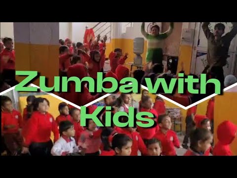 Zumba exercise 45 second | Zumba in school | Dance with kids | Full ...