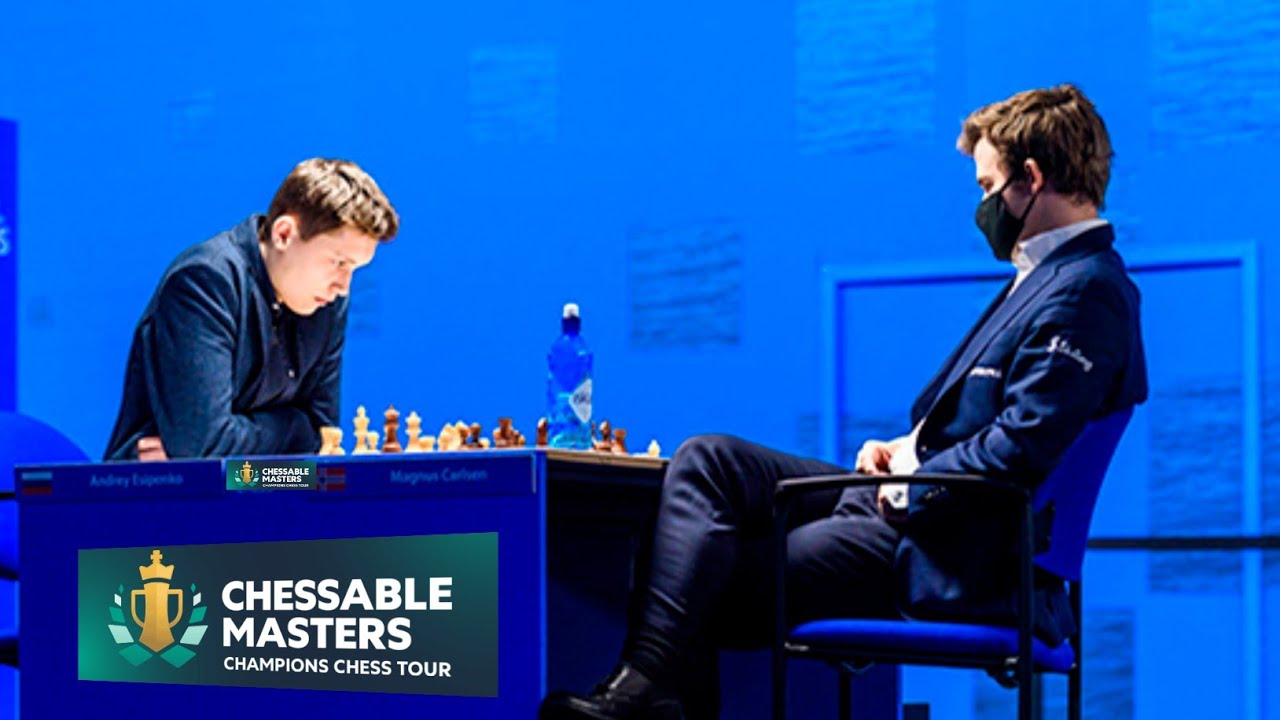 First Blood!! Andrey Esipenko vs Magnus Carlsen | CCT Chessable Masters ...