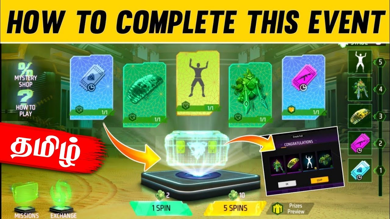 HOW TO COMPLETE NEW EVENT | EMERALD CARD EVENT FREE REWARDS | MYSTERY ...