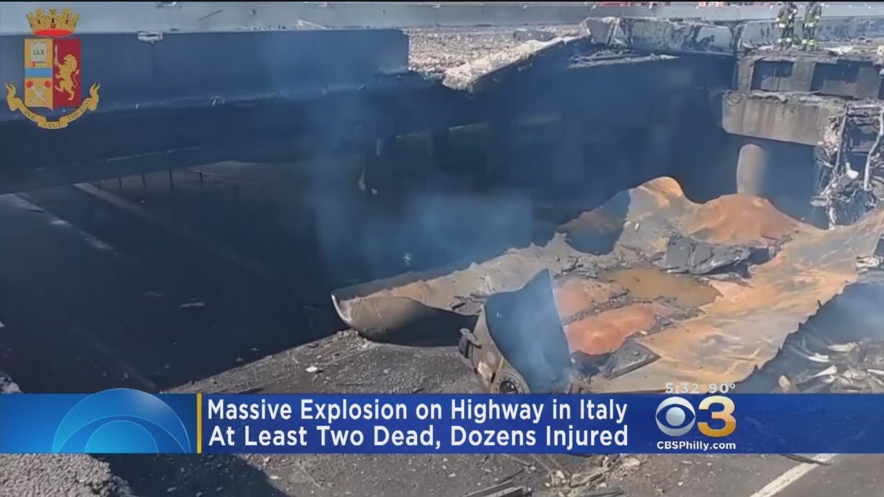 Crash Leads To Deadly Explosion In Northern Italy - YouTube