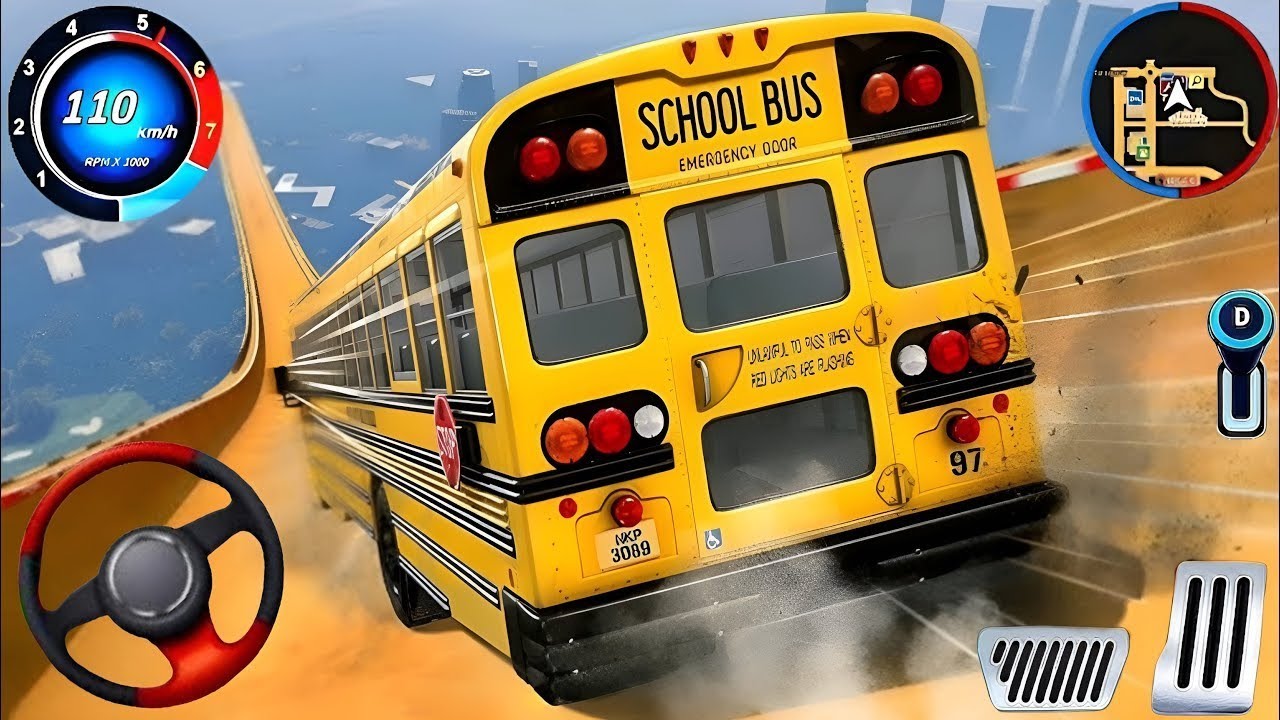 Mobil Bus Sport Racing Lintas Kota Menantang Menantang 2 - Mobil Balap ...